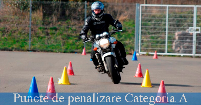 Puncte de penalizare traseu Categoria A - Auto DRPCIV