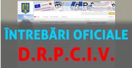 Toate intrebarile de la Examenul Auto DRPCIV cu raspunsuri